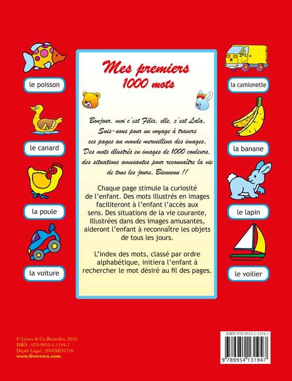 Mes premiers 1000 mots – Siriusbook